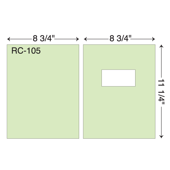 RC-105 Tax Report Covers | Independent Printing & Packaging ...